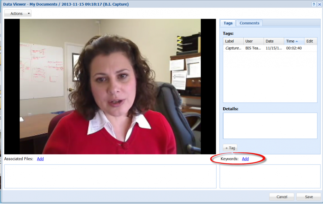 Understanding the Use of Keywords – Behavior Imaging